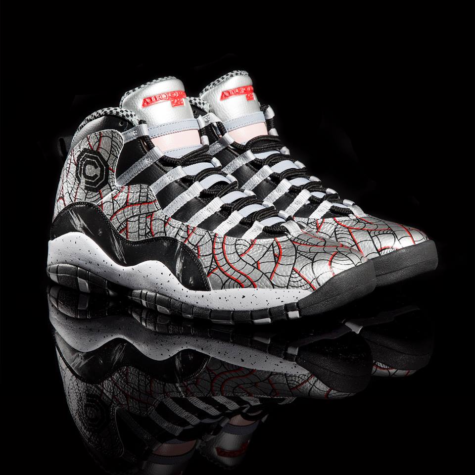 Air Jordan X (10) Retro “RoboCop” Customs by Sekure D - Air 23 - Air ...