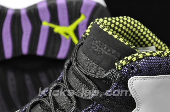 Air Jordan X Retro GS - White/Ultraviolet-Cyber-Black