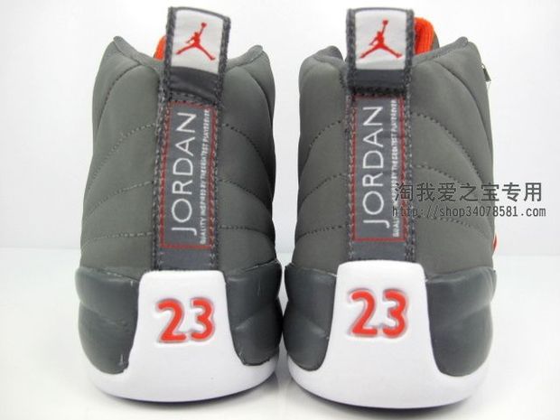 Air Jordan XII Retro Cool Grey/Team Orange – New Pics - Air 23 - Air ...