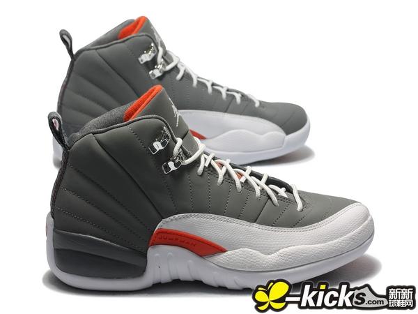 Air Jordan XII Retro GS – Cool Grey/Team Orange-White - Air 23 - Air ...