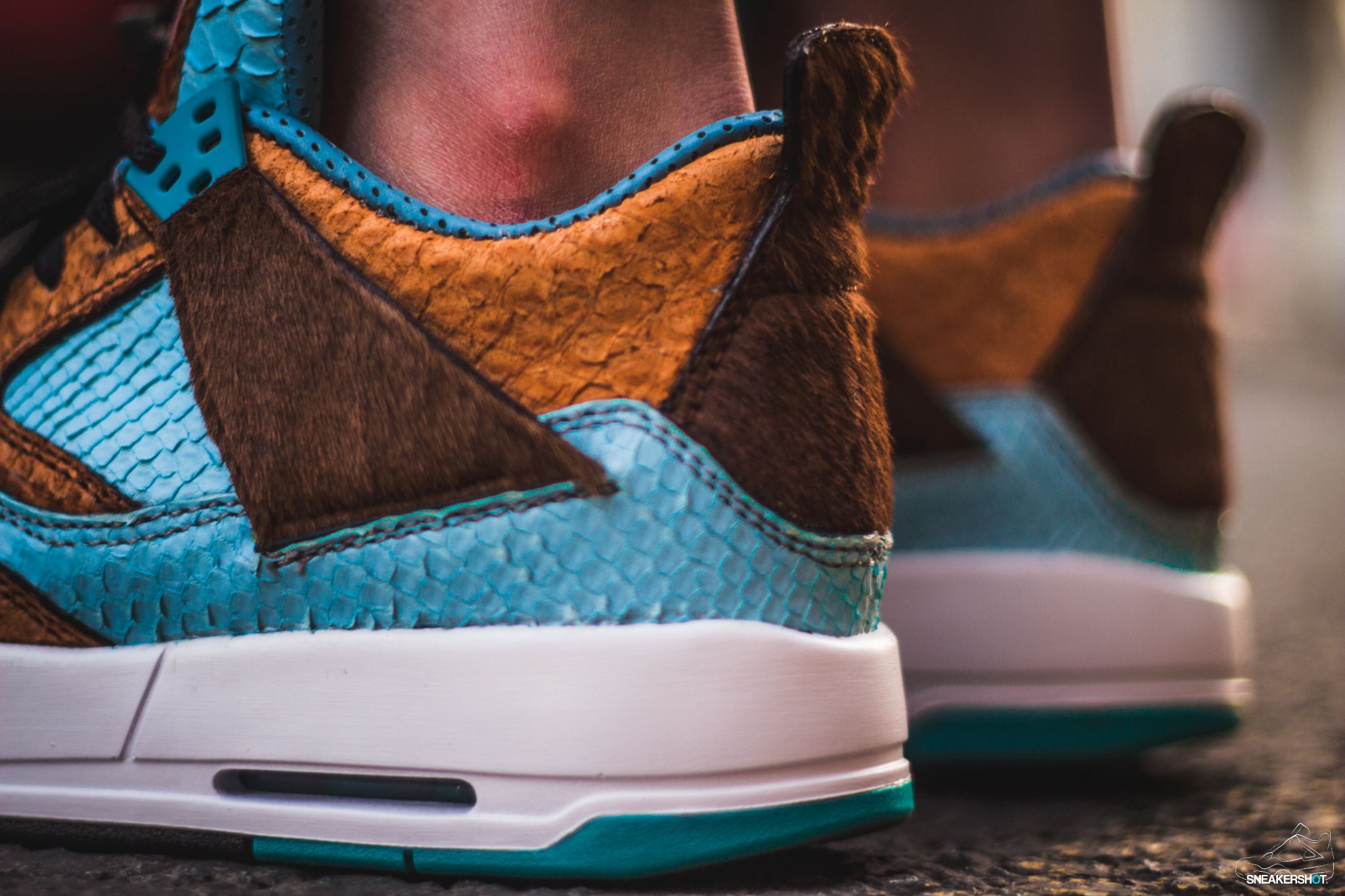 Air Jordan 4 “Tropical Beast” Customs by Maggi - Air 23 - Air Jordan ...