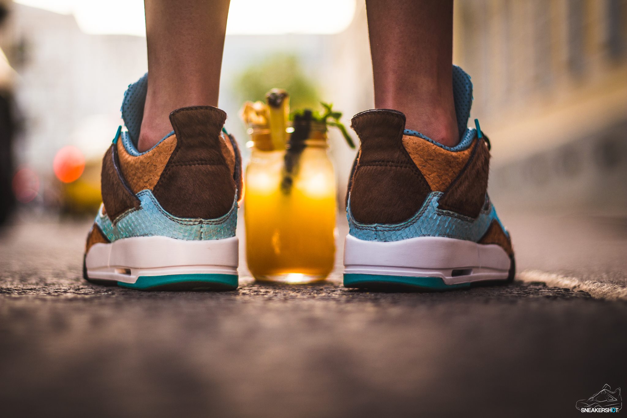 Air Jordan 4 “Tropical Beast” Customs by Maggi - Air 23 - Air Jordan ...