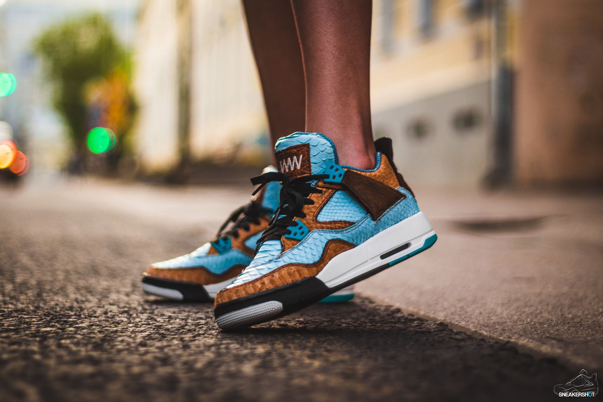 Air Jordan 4 “Tropical Beast” Customs by Maggi - Air 23 - Air Jordan ...