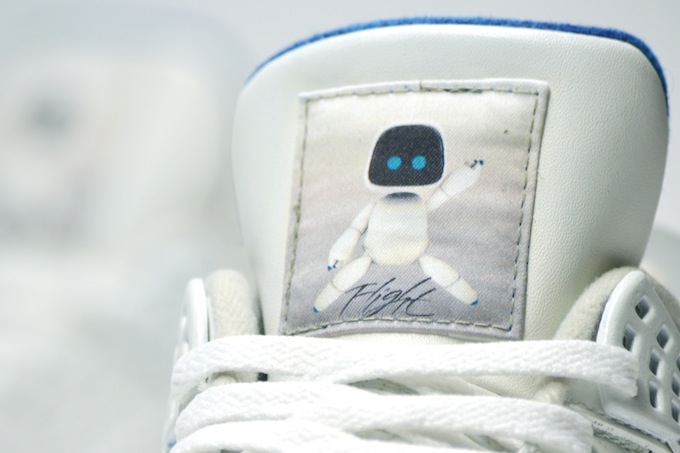 Air Jordan 4 Retro “White PS4” Customs by FreakerSNEAKS - Air 23 - Air ...