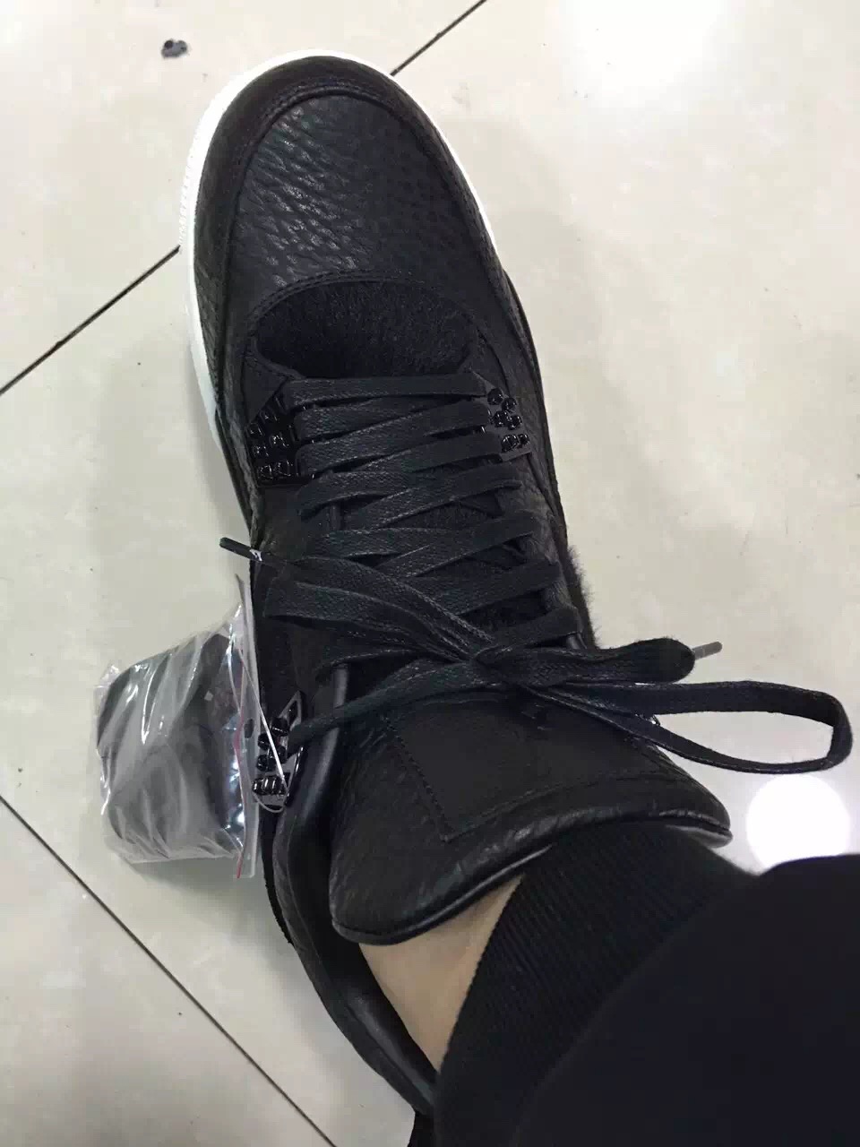 Air Jordan 4 Retro Premium Black Release Info, Images - Air 23 - Air ...