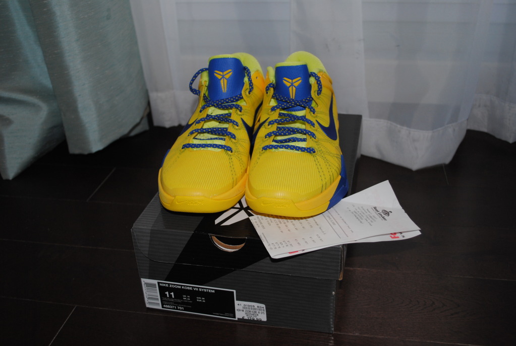 Nike Zoom Kobe VII Barcelona – Tour Yellow/Game Royal - Air 23 - Air ...
